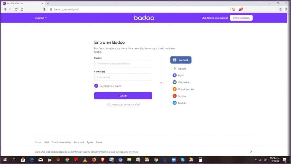 ¿Cómo iniciar sesión en Badoo? 【2021】
